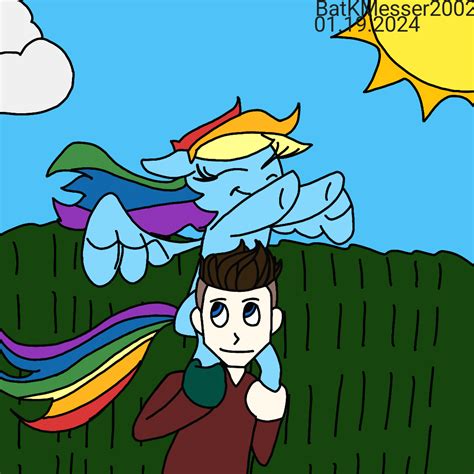 Playing With Rainbow Dash By Batkmesser2002 On Deviantart