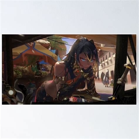 Dehyas Holiday Genshin Impact Poster For Sale By Genshinwaifus Redbubble