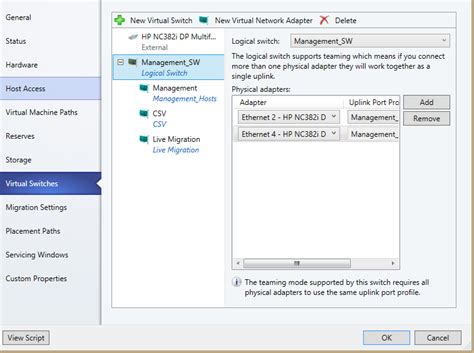 how to configure hyper v converged fabric with system center virtual