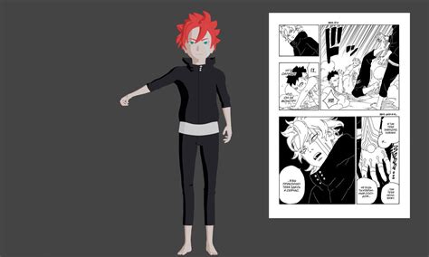 Boruto Code 3d Model By Jasonstaatham On Deviantart