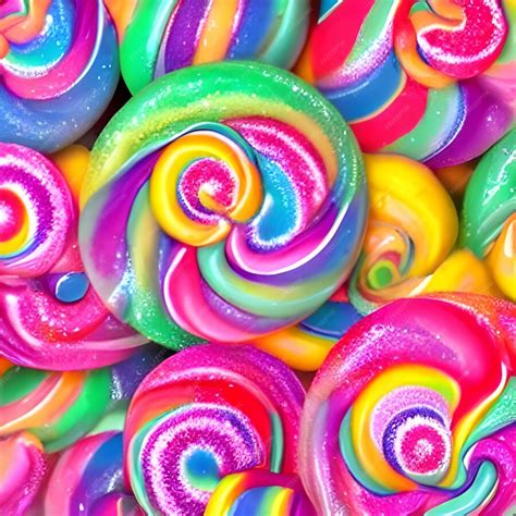 Premium Ai Image Swril Candy
