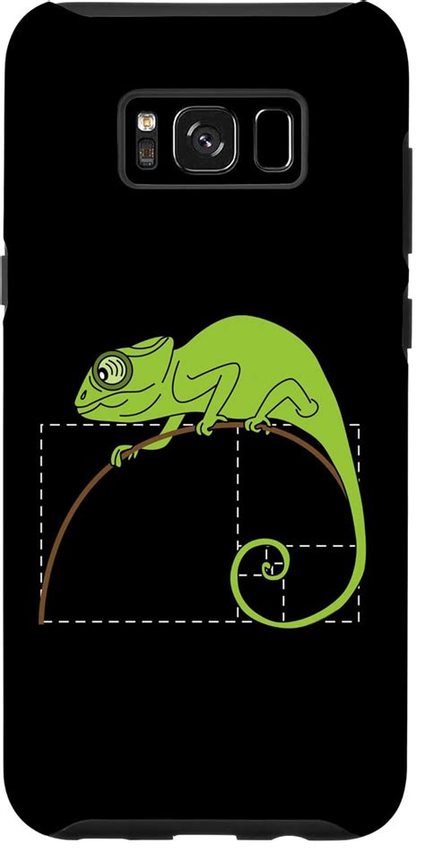 Galaxy S8 Fibonacci Sequence Chameleon Golden Ratio Rule Mathematics Case Cell