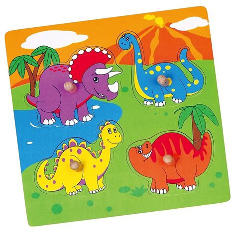 Viga 59565 Puzzle Surprise Dinosaurs Wassermaneu