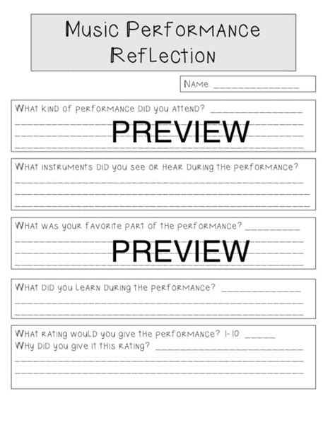 Music Performance Reflection By Pizzicato Music Tpt