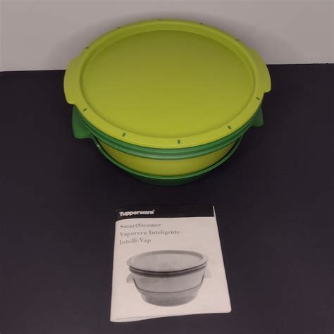 Tupperware 4 Piece Green Smart Steamer Set For