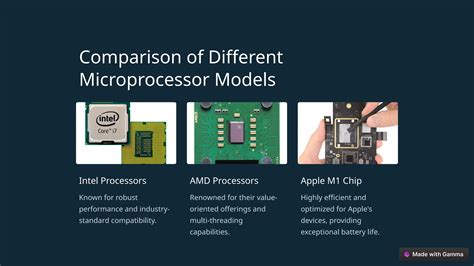 Comparison Of Processor And Controller Of 8086 Pptx