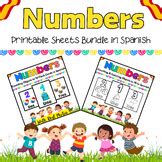Counting And Coloring Spanish Numbers To 10 Activity Pages 10 Printable