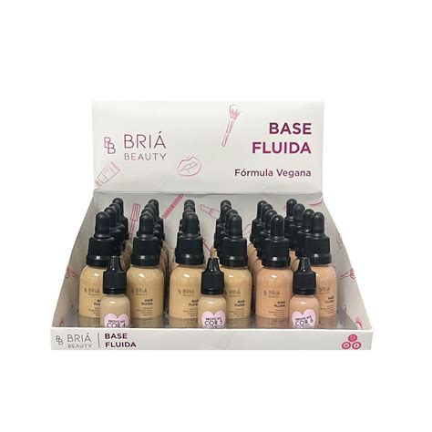 Base Fluída Cor 4 Ao 6 C24 Unid Briá Beauty Bb0020b Bem Mulher