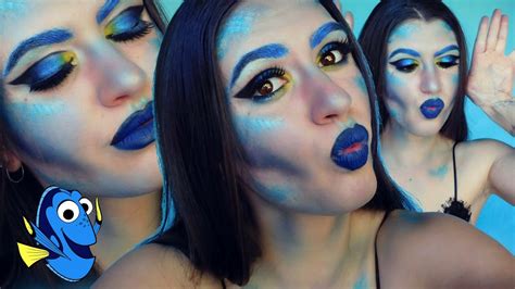 Finding Dory Makeup Tutorial Megan Dixon ♡ Youtube