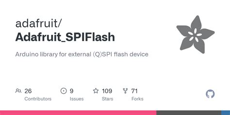 Does Sdfat Support Spi Flash Chips Instead Of Sd Cards Programming Arduino Forum