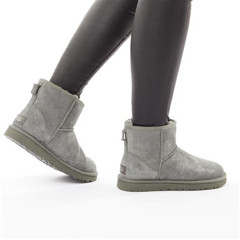Ugg Damen ® Classic Mini Milky Way Modische Stiefel Grau
