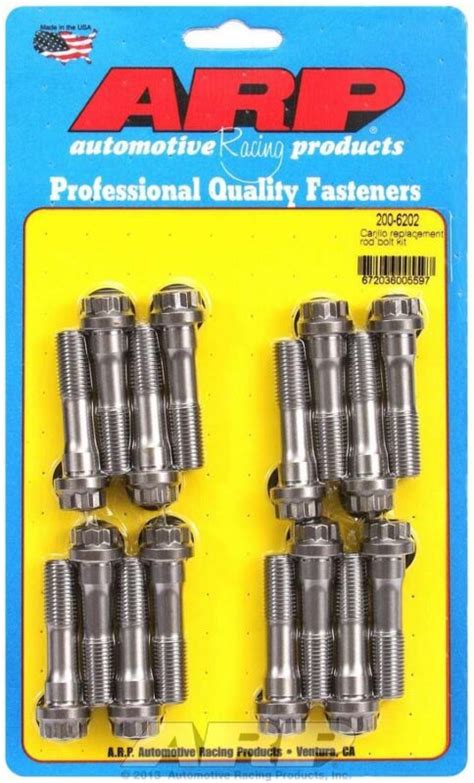 Arp Replacement Rod Bolt Kit 716 16 200 6202