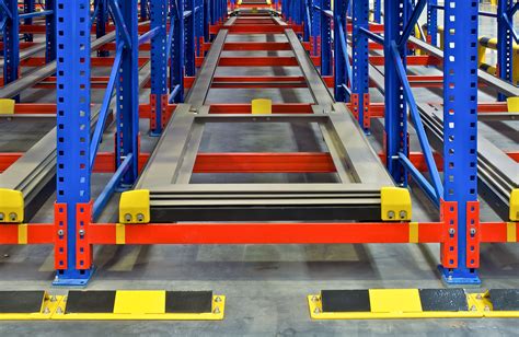 Push Back Pallet Rack Storage System Lenokers