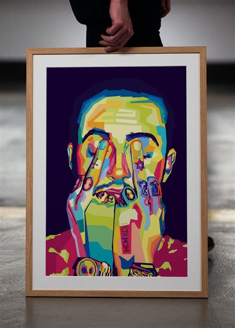 Mac Miller Wpap Pop Art Poster Von Polah Art Printler