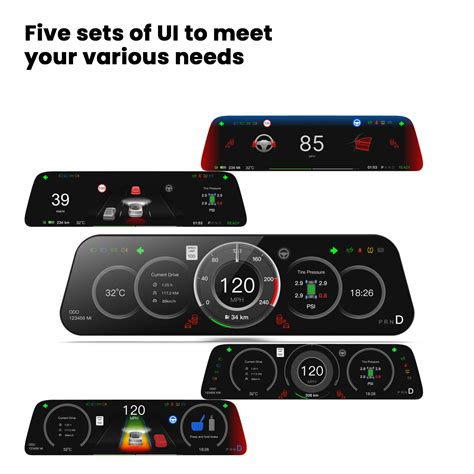 Tesery 9 6 Inch Instrument Cluster Dashboard Display For Model 3 Y