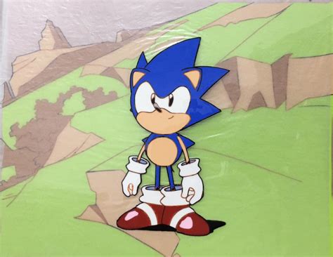 The Animation Cels For Sonic Cd 1993 Produced By Toei Animation Co