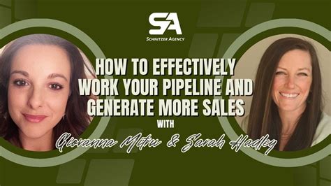How To Effectively Work Your Pipeline And Generate More Sales With