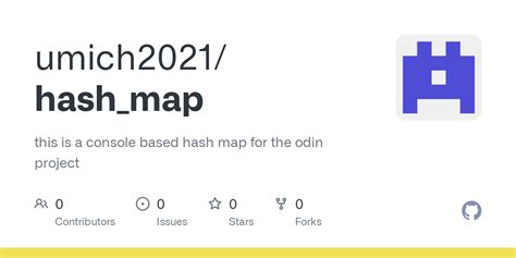 Github Umich2020hashmap This Is A Console Based Hash Map For The