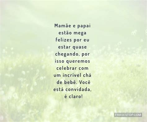 Mamãe E Papai Estão Mega Felizes Por Eu Estar Frasestop
