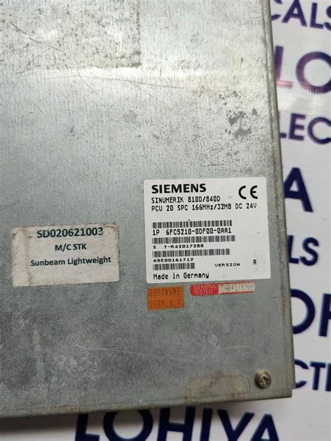 Siemens 6fc5210 0df00 0aa1 Panel Controller Unit At ₹ 10000piece