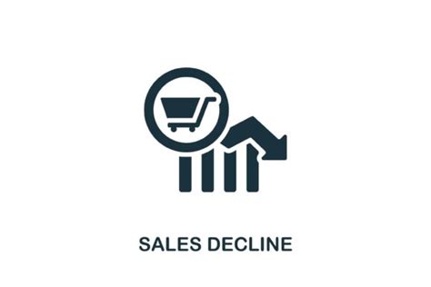 Sales Decline Icon Graphic By Aimagenarium · Creative Fabrica