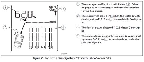 Microscanner Poe Poe Class Detection Fluke Networks