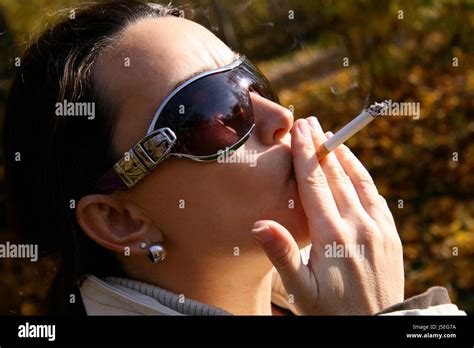 Woman Smoke Smoking Smokes Fume Cigarette Humans Human Beings People