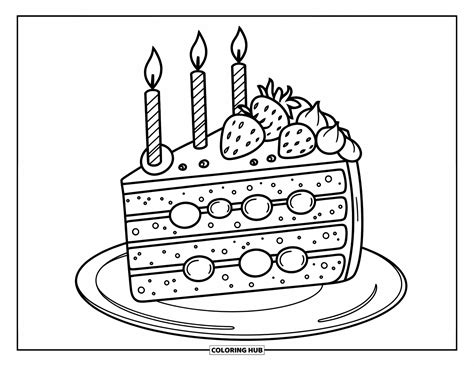 140 Dibujos De Pasteles Para Colorear Para Niños Y Adultos Gratis