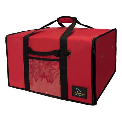 Oujiushark Insulated Pizza Bags For Delivery 20in X 20in X 12in