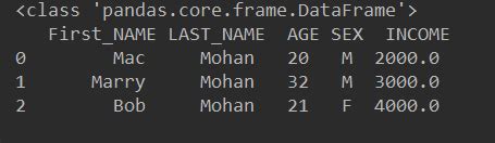 pandas 读mysql数据库整个表或者表的指定列 何许亻也 博客园