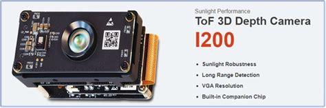 Tof 3d Depth Camera I200d Suitable For A Wide Range Of Applications