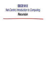 Understanding Recursion: Functions, Examples, and Concepts | Course Hero