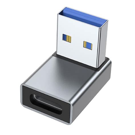 USB Right Angle Connector Type A Male To Female Degree Extension Adapter M V Walmart Com