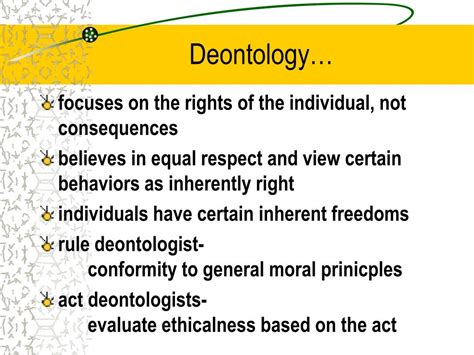 Deontological Ethics