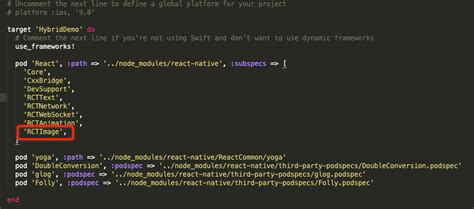 React Native Rctimageview Was Not Found In The Uimanager Stack
