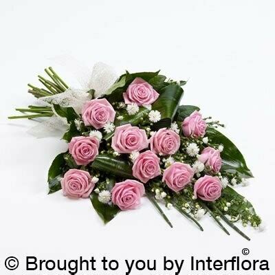 12 Rose Tied Sheaf Elizabeth The Florist