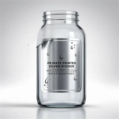 Rectangle Silver Sticker At ₹ 136 00 Electronic Sticker Screen Printing Stickers Screen