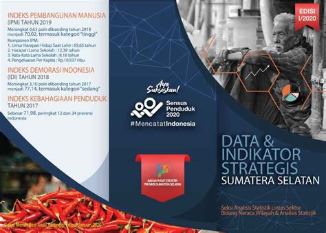 Strategic Data And Indicators Of Sumatera Selatan In Issue I 2020 Of