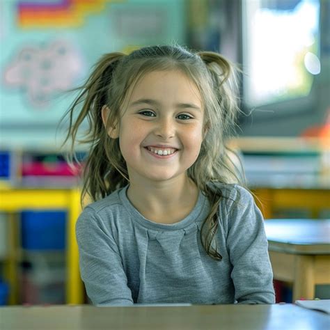 58 000 Girl Sitting Classroom Pictures