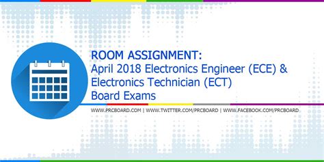 Room Assignment April 2018 Electronics Engineer Ece And Ect Board Exams