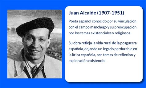 Juan Alcaide 1907 1951 El Poeta Manchego Que Cantó Al Campo Y A La