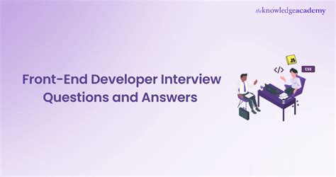 40 Front End Developer Interview Questions United Kingdom