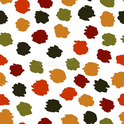 Seamless Pattern With Colorful Hand Draw Abstract Elements Doodles Stock Vector Illustration