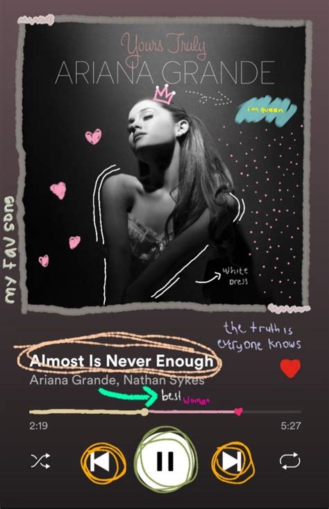 Ariana Grande Pretty Lyrics Ariana Grande Music Collage