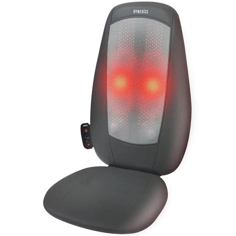 Homedics Shiatsu Heated Portable Back Massager With Control Panel Wilko