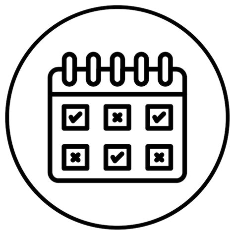 Premium Vector Tasks Schedule Icon