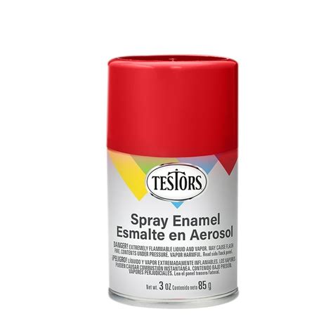 Testors 1250t Flat Red Spray 3oz Hub Hobby