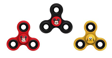Fun And Colorful Disney Character Fidget Spinners Chip And Company