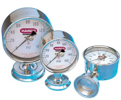 Sanitary Pressure Gauges Harco Supply Ontario Canada