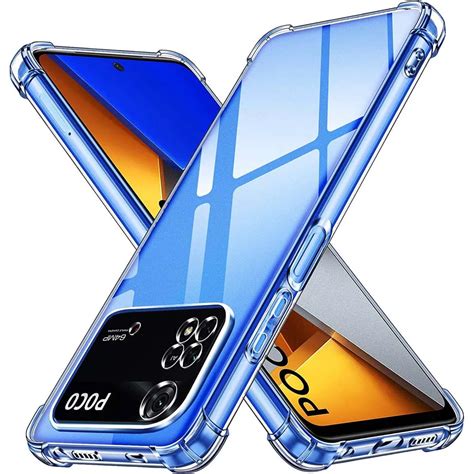 Clear Case For Poco M4 Pro 4g M5 4g M4 5g Thick Shockproof Soft